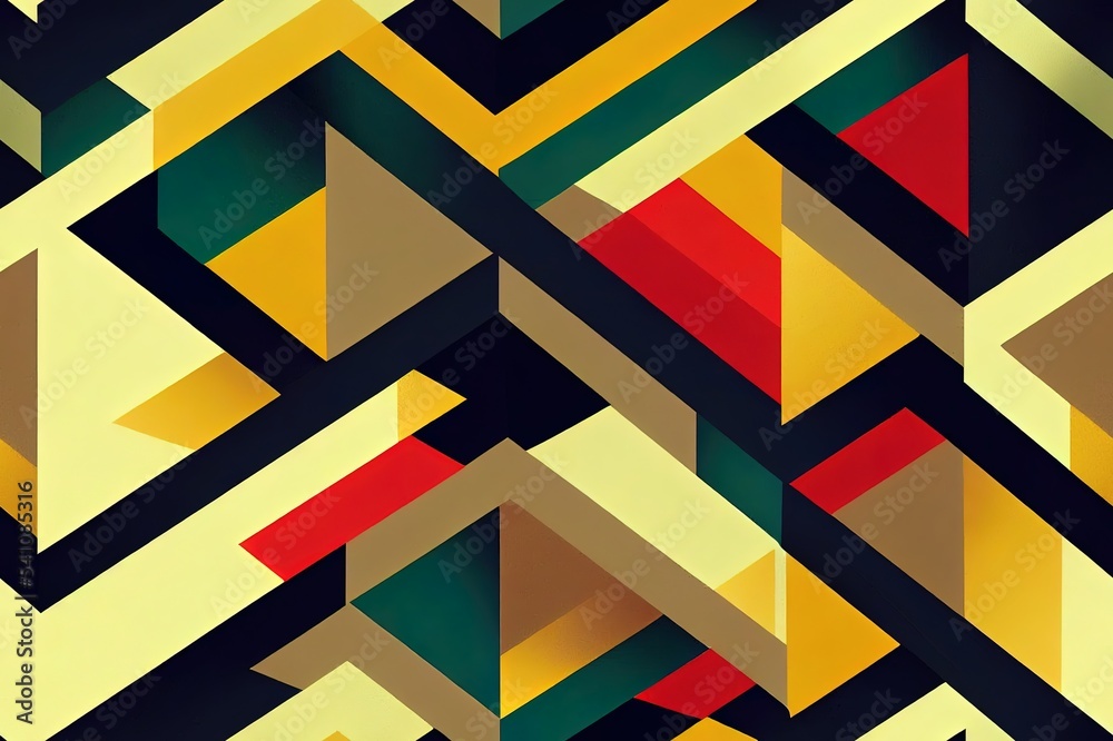 Geometric distress aesthetics in abstract pattern design. Brutalism ...