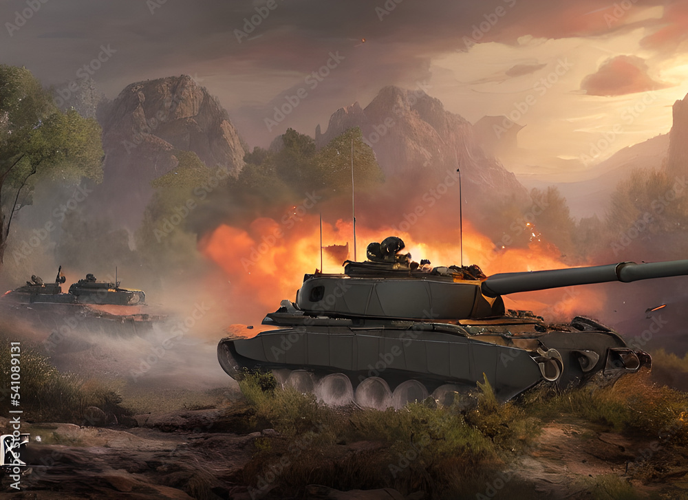 Battle Gun Armored Turret Camouflage World Vehicle Museum War Forces ...