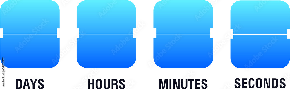 Countdown timer clock counter. Clock counter. Flip business scoreboard ...