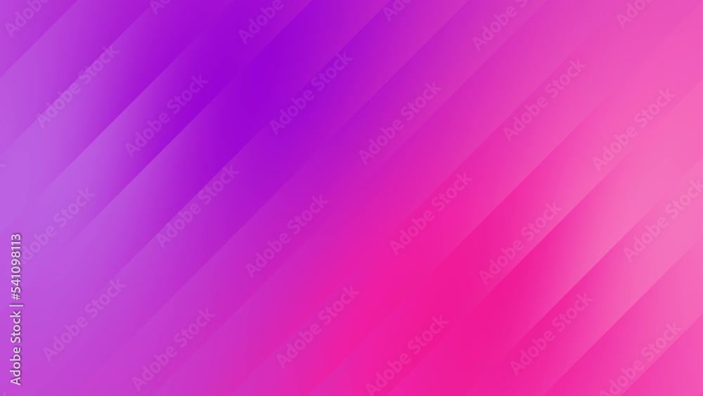 Dark violet and deep pink inclined lines gradient background loop. Moving colorful oblique ...
