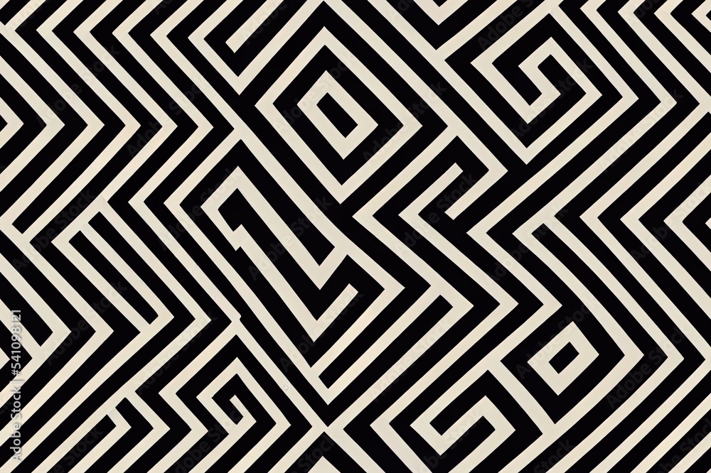 Seamless three colours small geometric 2d illustration pattern. Simple ...