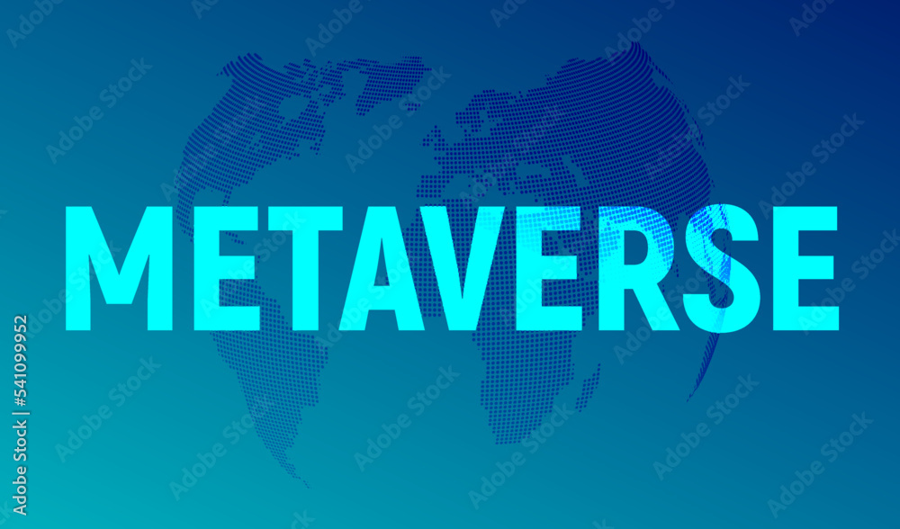 Metaverse background game 3d abstract cyber technology logo. Futuristic ...