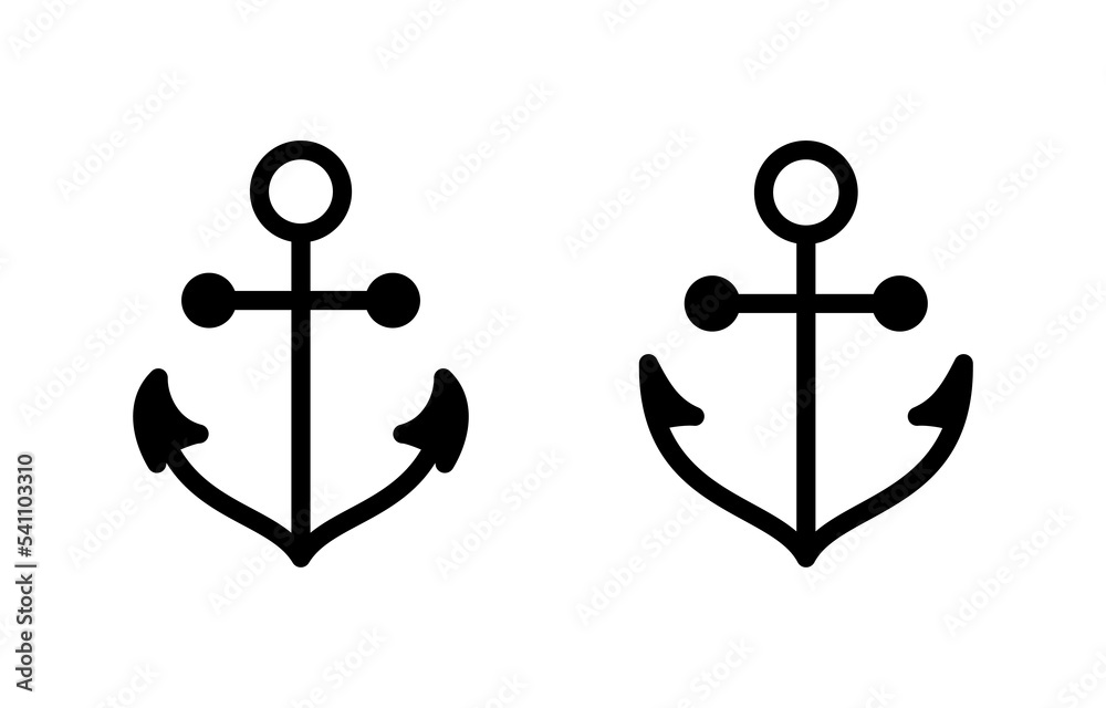 Anchor icon vector for web and mobile app. Anchor sign and symbol ...
