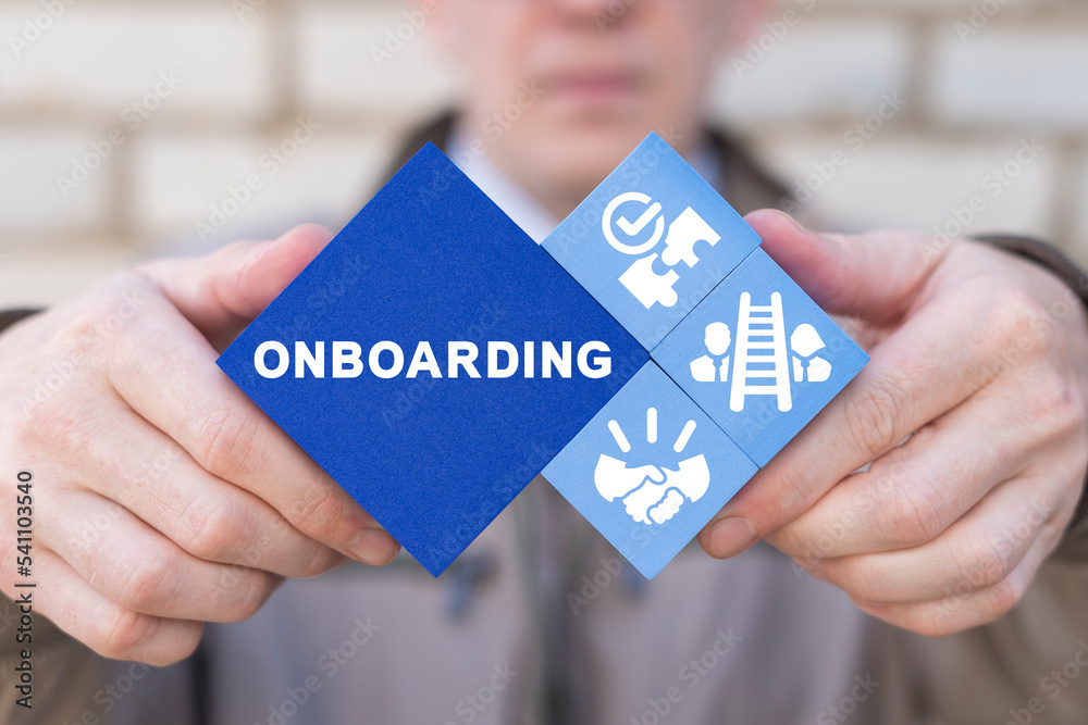 Business Onboarding Concept. New Employee Onboarding, Organizational ...