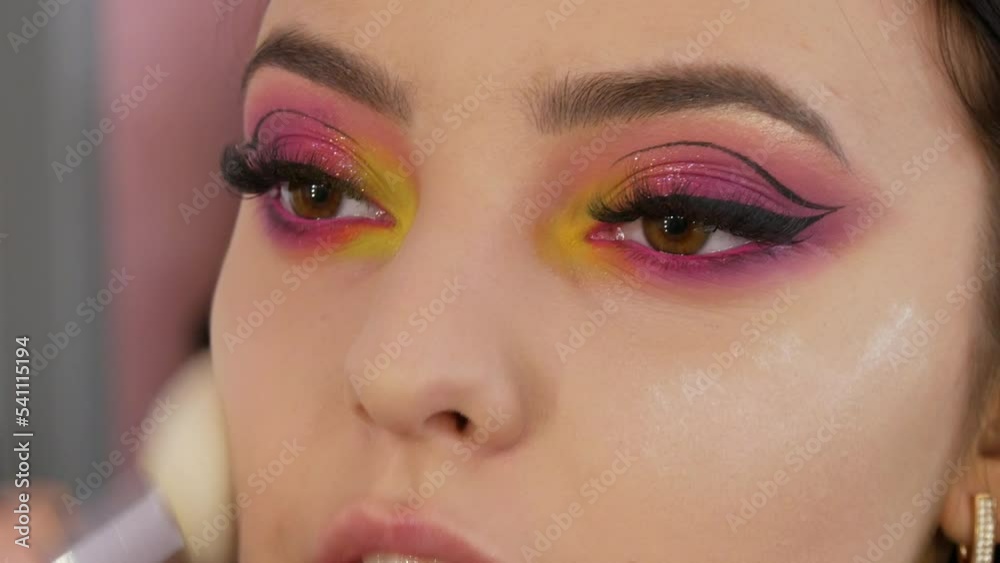 A special brush for blush or foundation or concealer, apply texture to ...