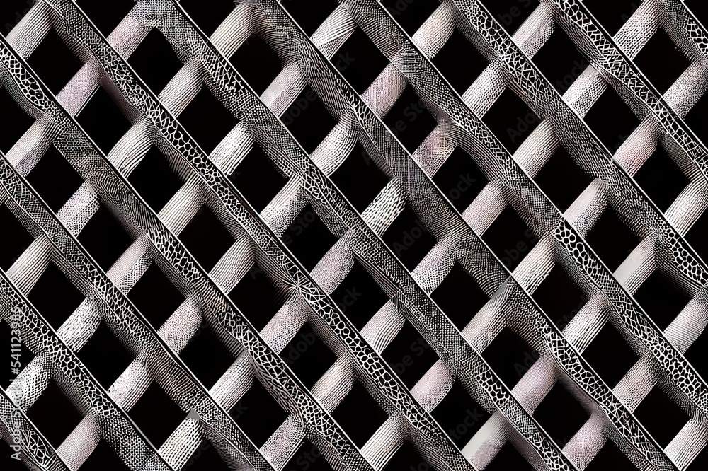 Metal mesh. Pattern of perforated metal. Black mesh texture. Perforated ...