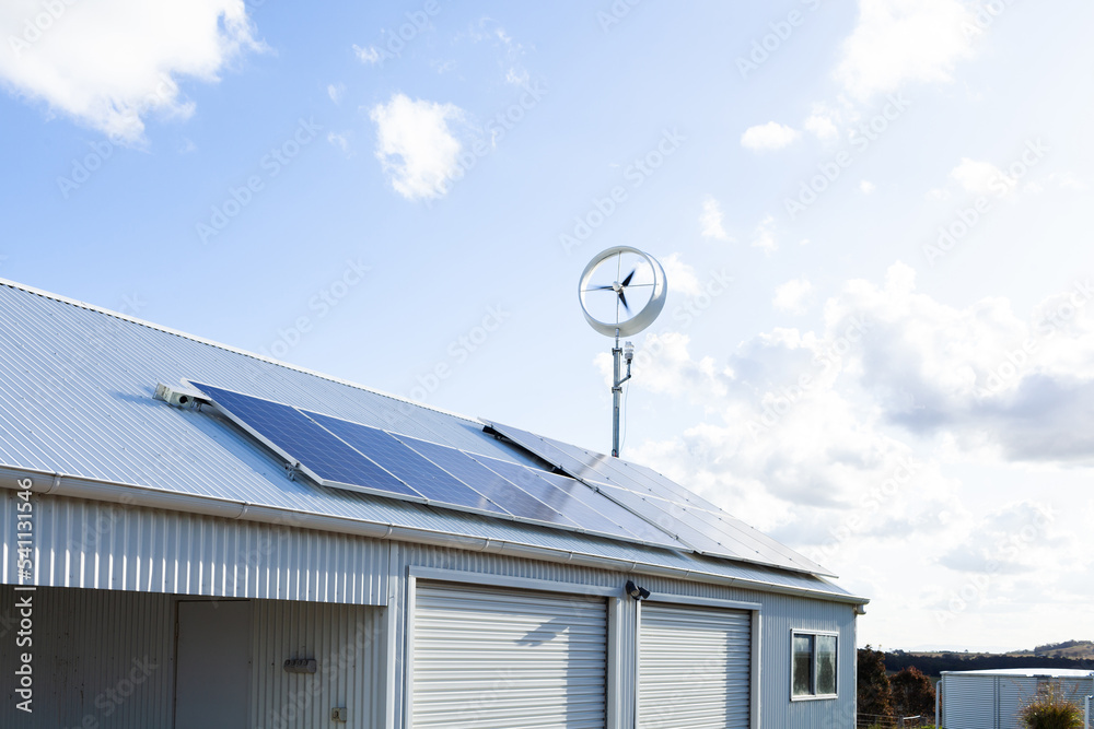 Off grid sustainable living with wind turbine power generator and solar ...