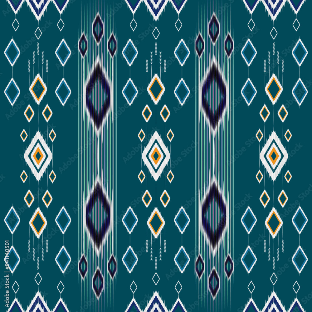 Uzbek ikat pattern for creating fashion clothes and for using in ...