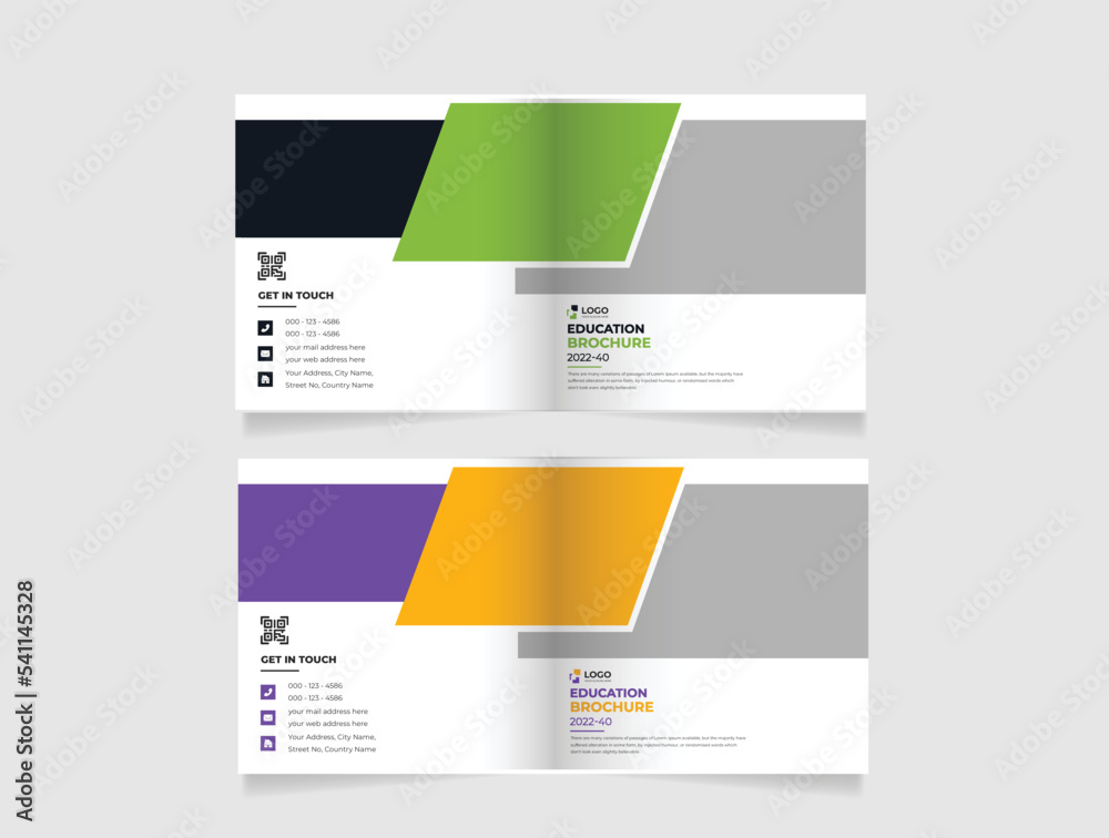 Square Brochure template Cover layout design. Corporate business annual ...