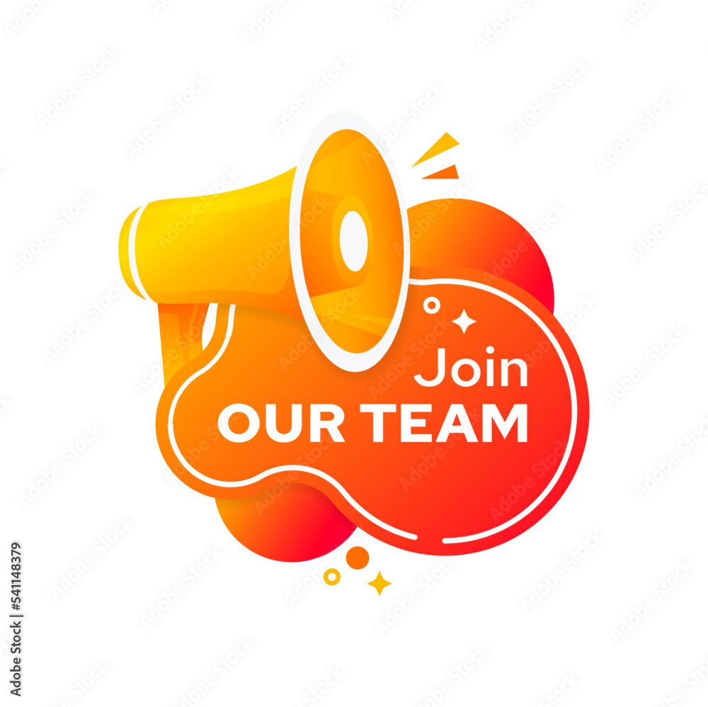 Join our team, employee search icon. Company staff recruitment, vacancy ...