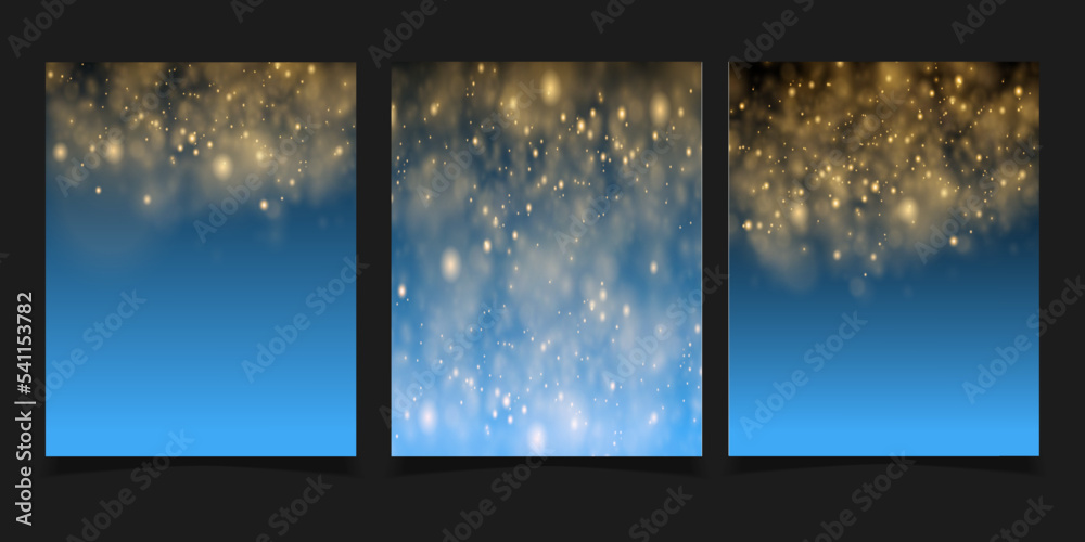 vector visual corporate identity with holiday shiny background ...