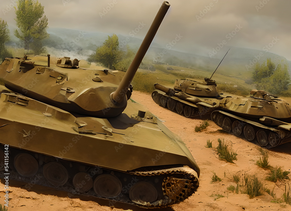 Green Turret Panzer Cannon Armour Weapon Armored Heavy Military Vehicle ...