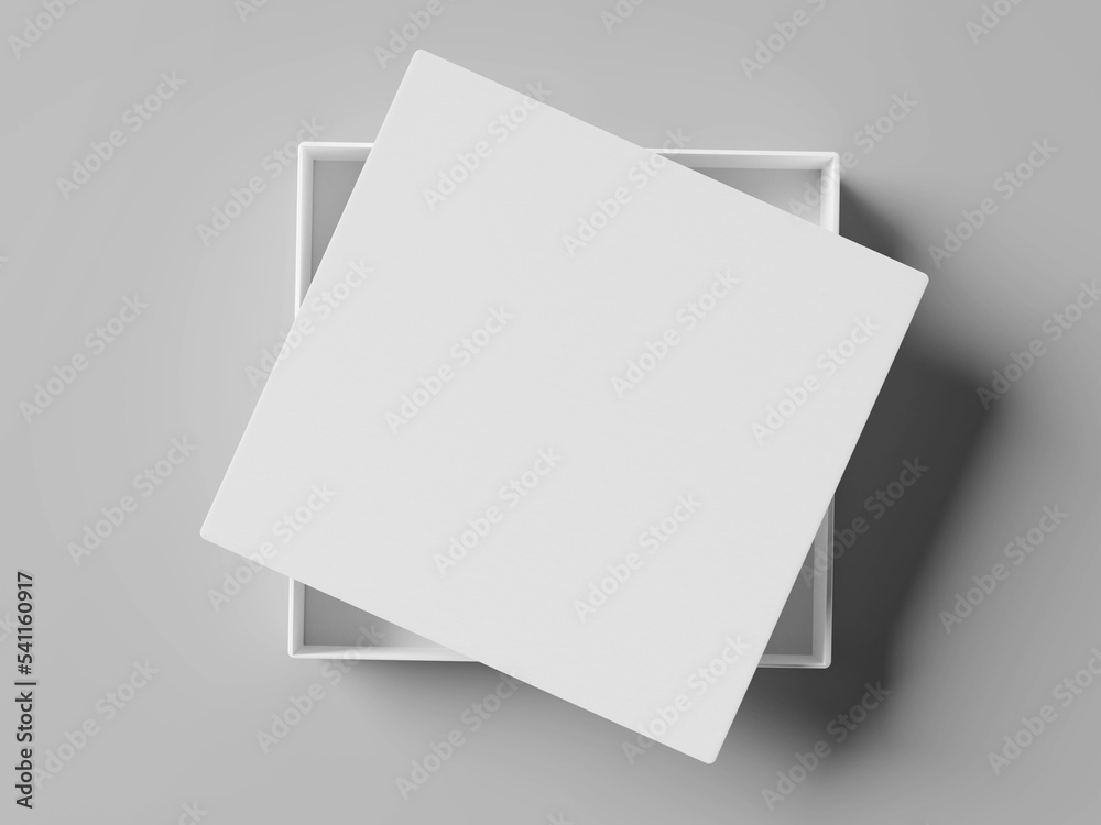 Square box packaging mockup blank Stock Illustration | Adobe Stock