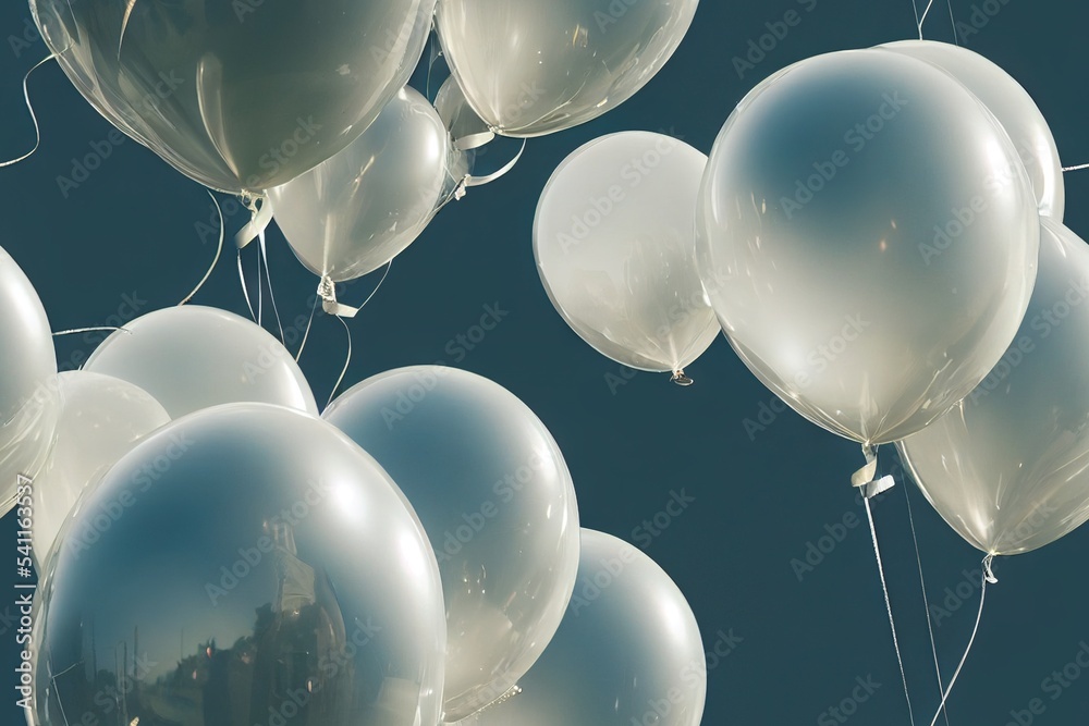 Clear Balloons Seamless Texture Pattern Tiled Repeatable Tessellation ...