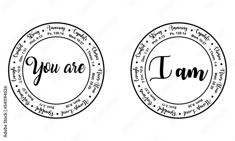 I am Inspiration Christian Inspiration Vector and Clip Art Stock Vector ...