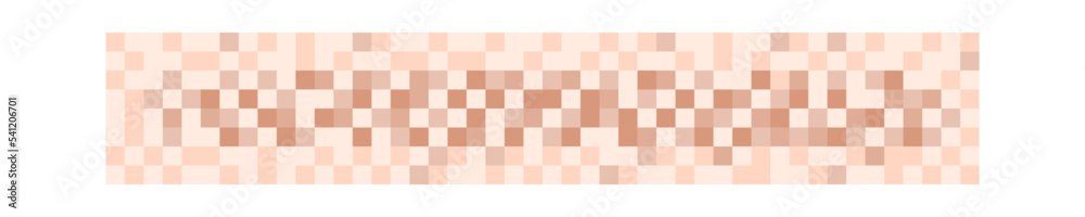 Censor blur effect texture. Skin tone colored pixel mosaic pattern to ...