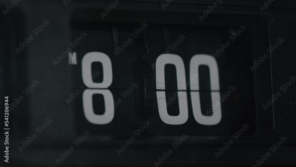 Flip Clock. Flipping to 8. Vintage Clock Face. Retro Flip Clock ... Flip Clock. Flipping to 8. Vintage Clock Face. Retro Flip Clock ...