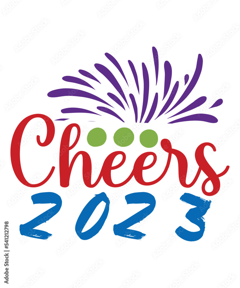 Happy New Years SVG Bundle, New Year's Eve Quote, Cheers 2022 Saying ...