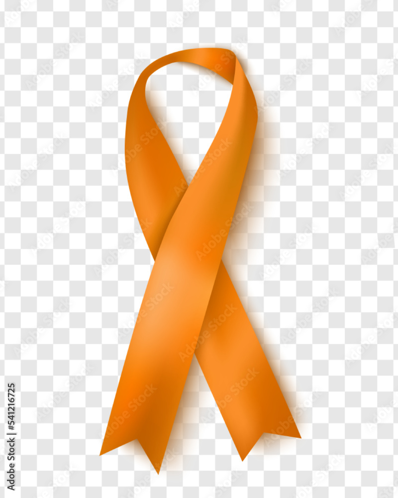 National Kidney Cancer Awareness Month. The Ribbon Is Orange ...
