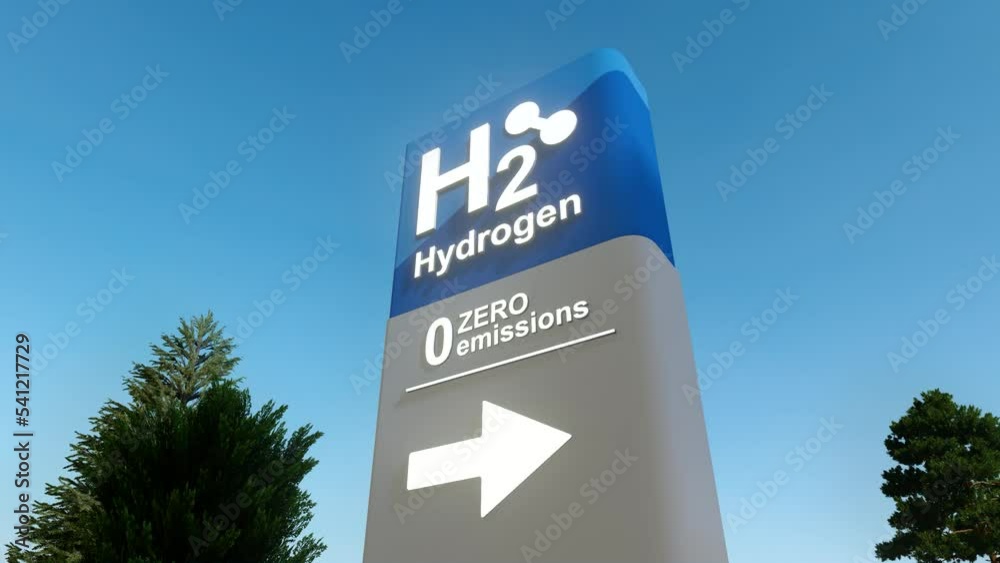 Hydrogen charging gas station. Hydrogen Refueling The Car On The ...