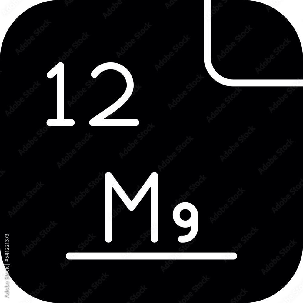 Magnesium Icon Stock Vector | Adobe Stock