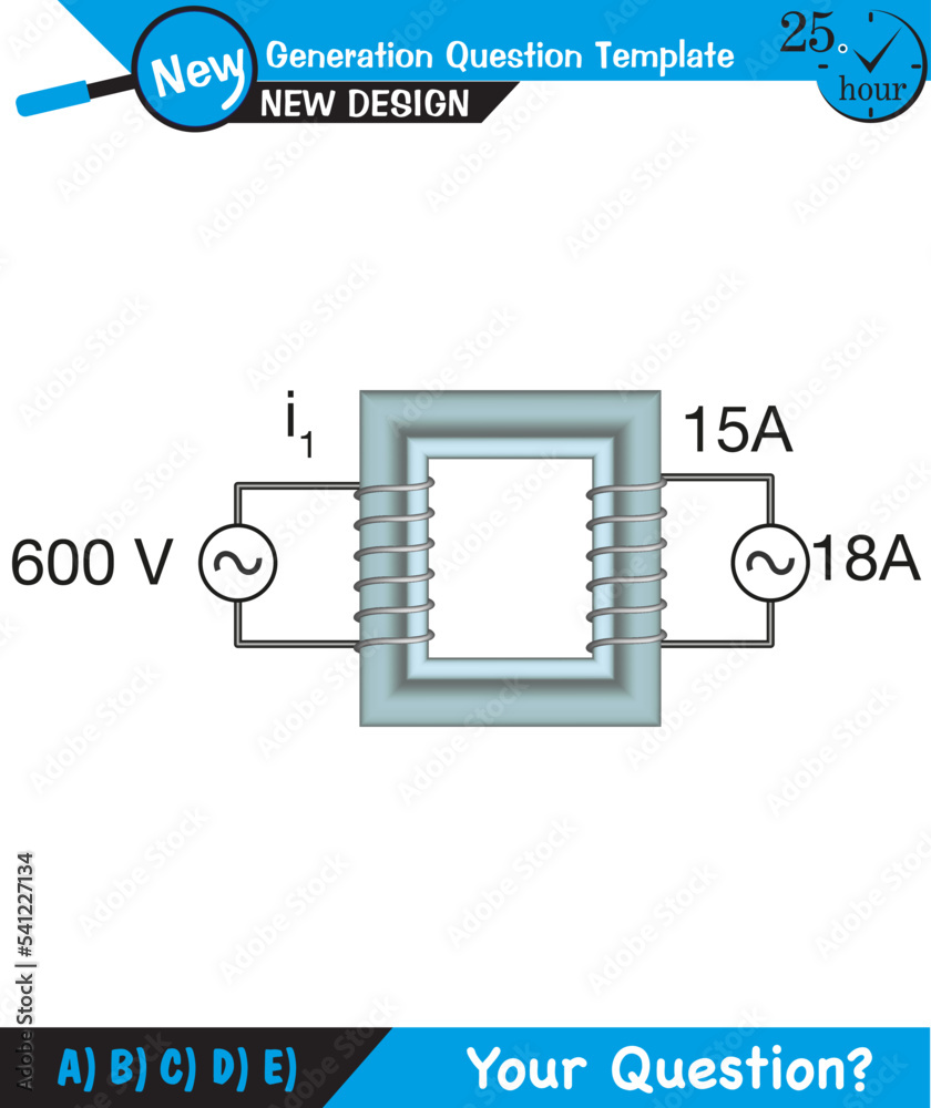 Physics, simple electric motor, alternating current and transformers ...