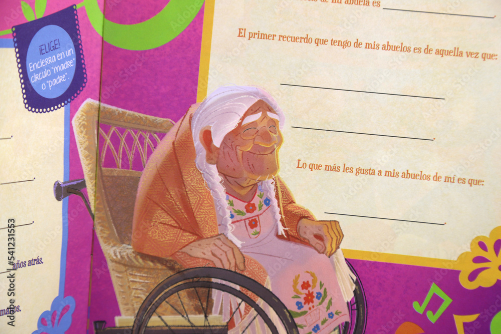 Grandma Coco. Children's activity magazine with the theme of the movie ...