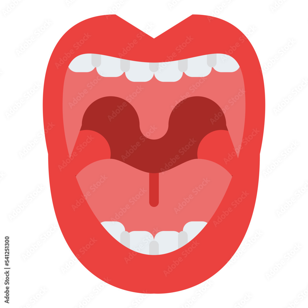 tonsils human body organ Stock Vector | Adobe Stock