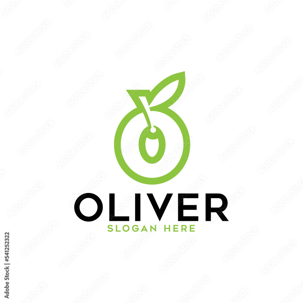 Modern Oliver Logo Design Template For Your Business Stock Vector ...
