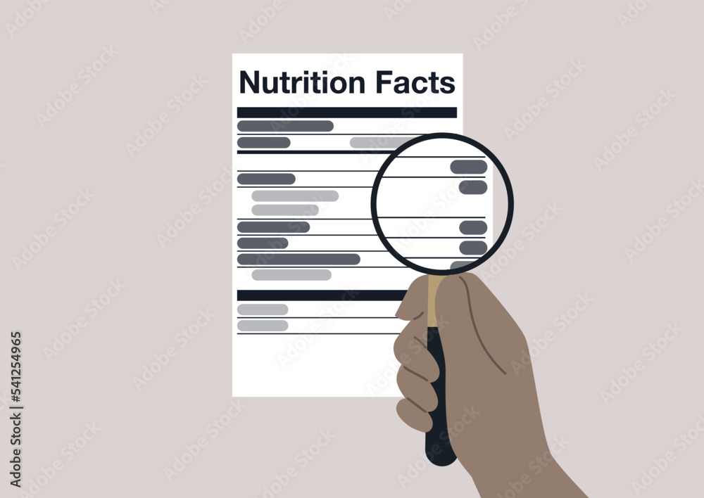 Nutrition Label Clipart