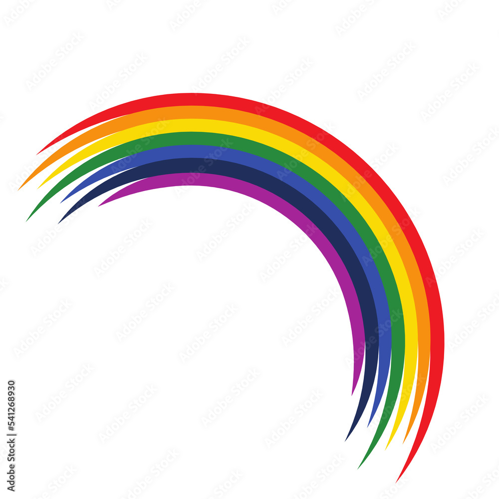 Rainbow Element Png Format With Transparent Background Stock ...