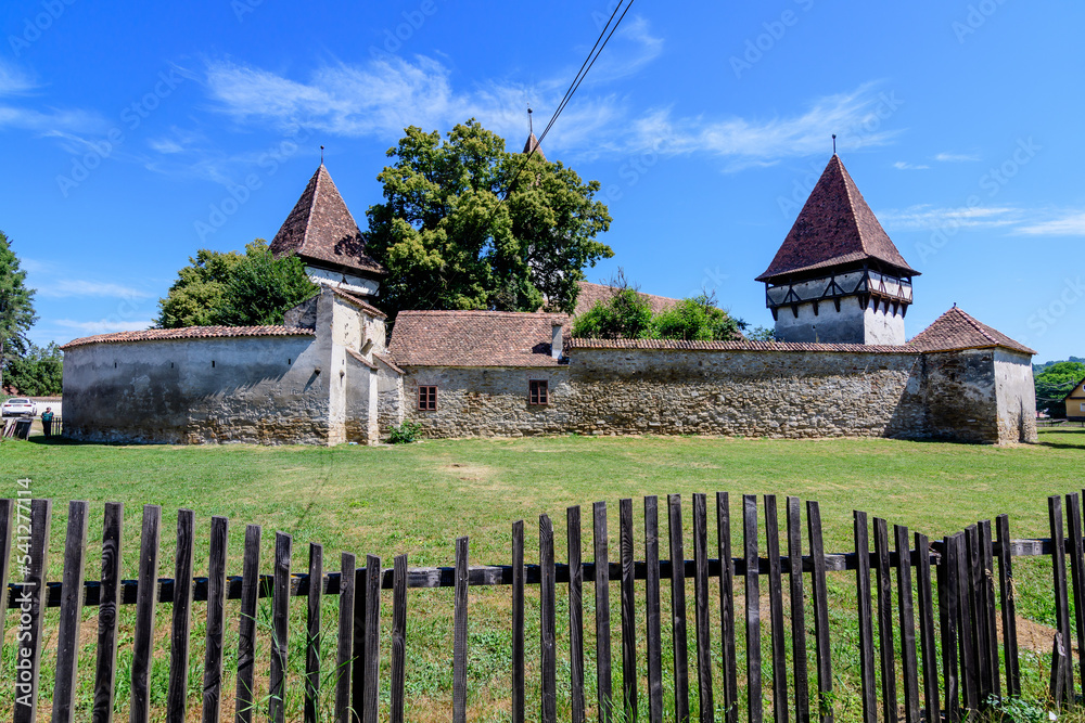 Old building at Saints Peter and Paul fortified Church (Biserica ...