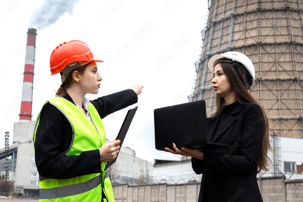 Woman factory inspection Stock Photo | Adobe Stock