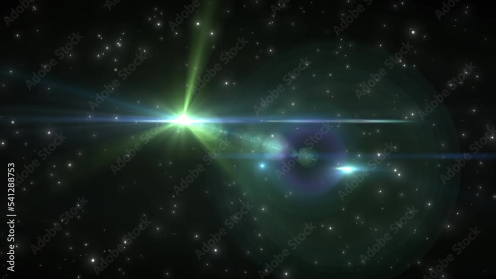 Optical Lens Flare, Optical Lens Flare Effect On Black Background ...