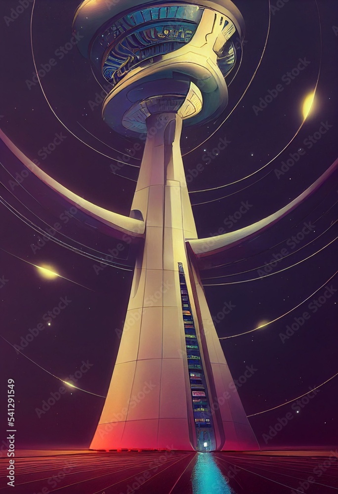 Alien cities, scifi, science fiction, progress, electricity, other ...