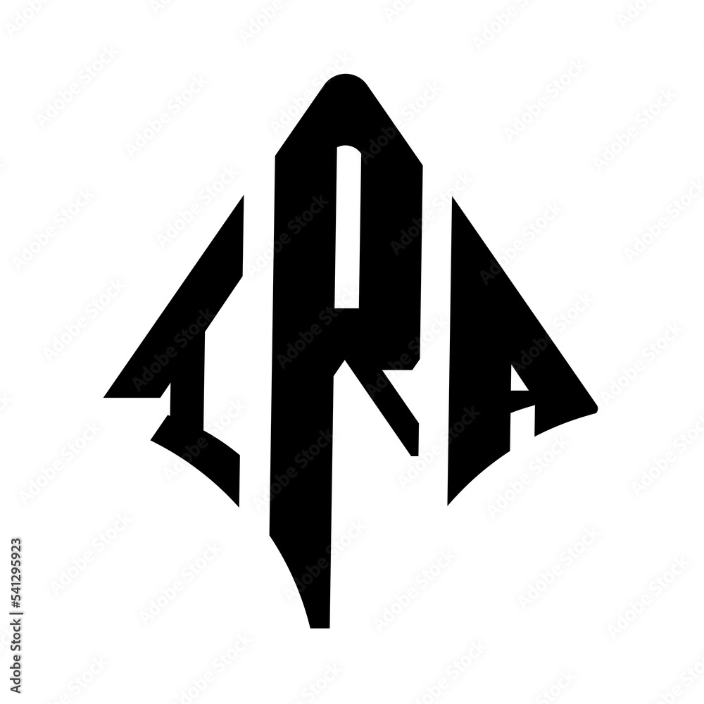 IRA logo. IRA logo letter logo design vector image. IRA letter logo design. IRA modern and ...