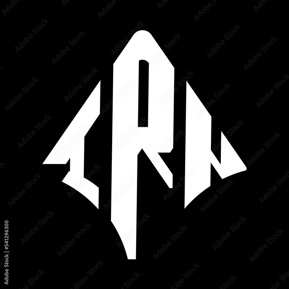 IRN logo. IRN logo letter logo design vector image. IRN letter logo ...