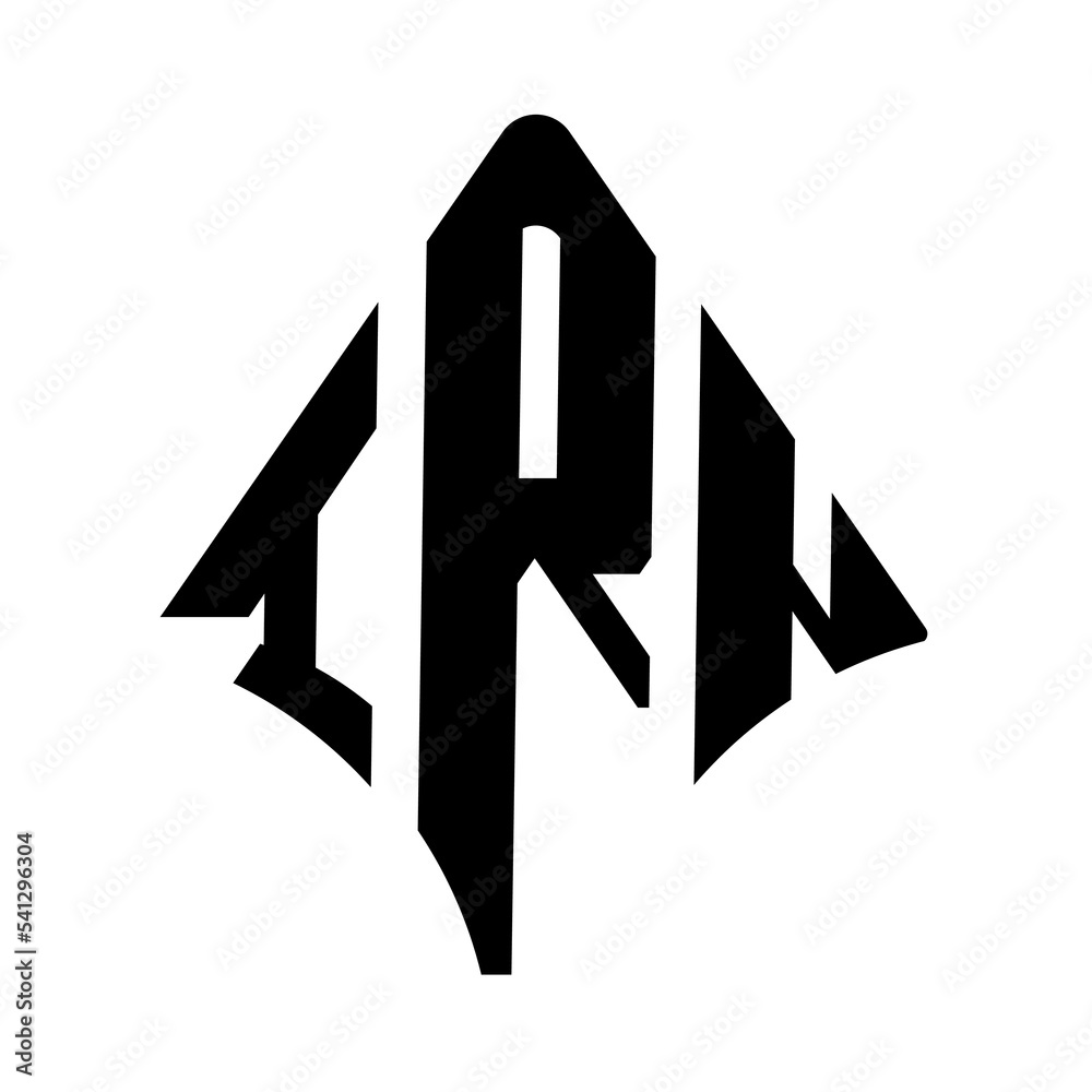 IRN logo. IRN logo letter logo design vector image. IRN letter logo ...