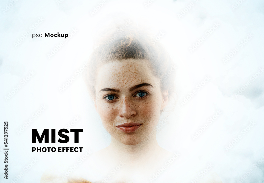 Mist Photo Effect Stock Template | Adobe Stock