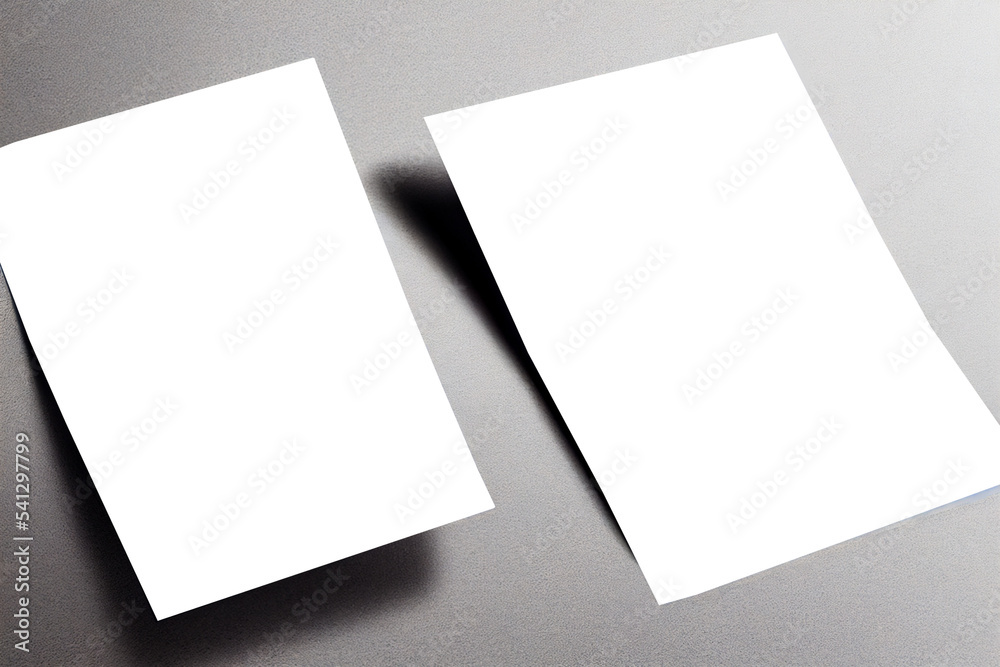 Blank brochure template for presentation layout and design. Flyer ...