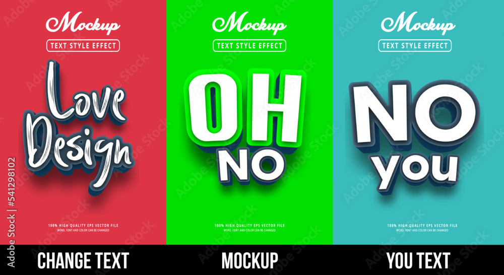 poster template set. mockup/Poster/social media full editable Stock ...