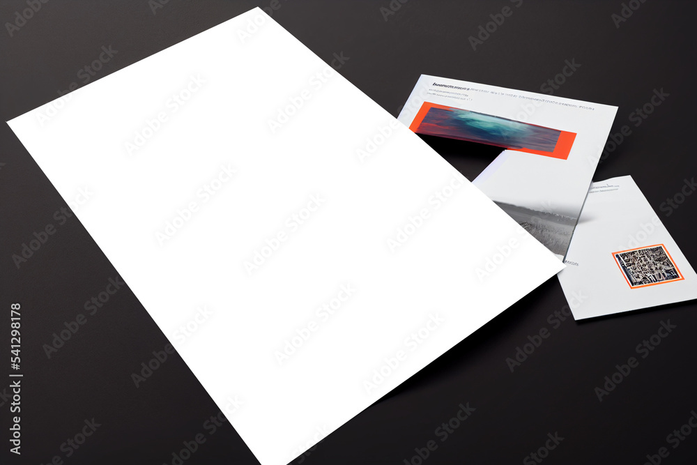 Blank brochure template for presentation layout and design. Flyer ...