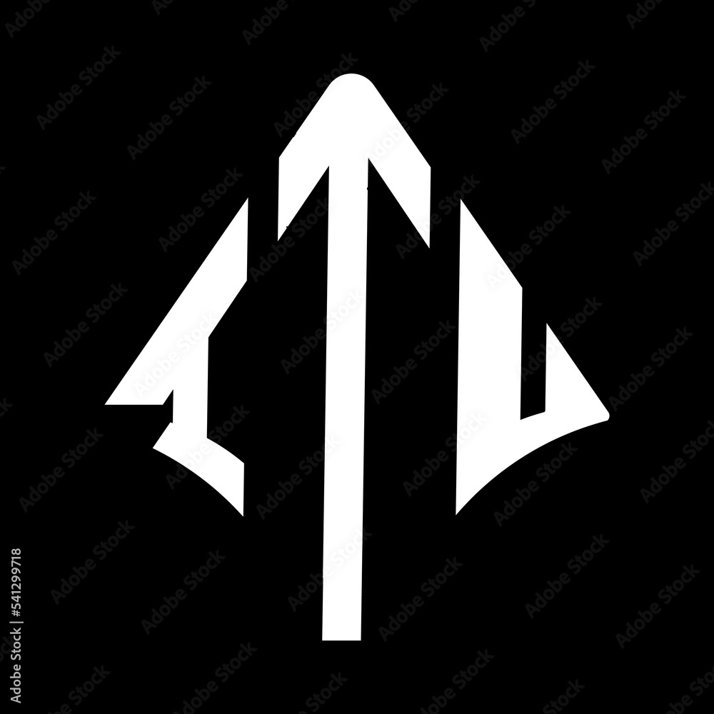 ITV logo. ITV logo letter logo design vector image. ITV letter logo ...