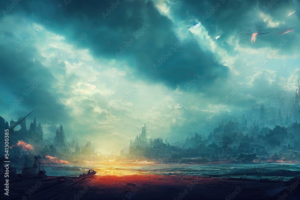 World war background illustration. 2020 - 2023 years. Tanks ...