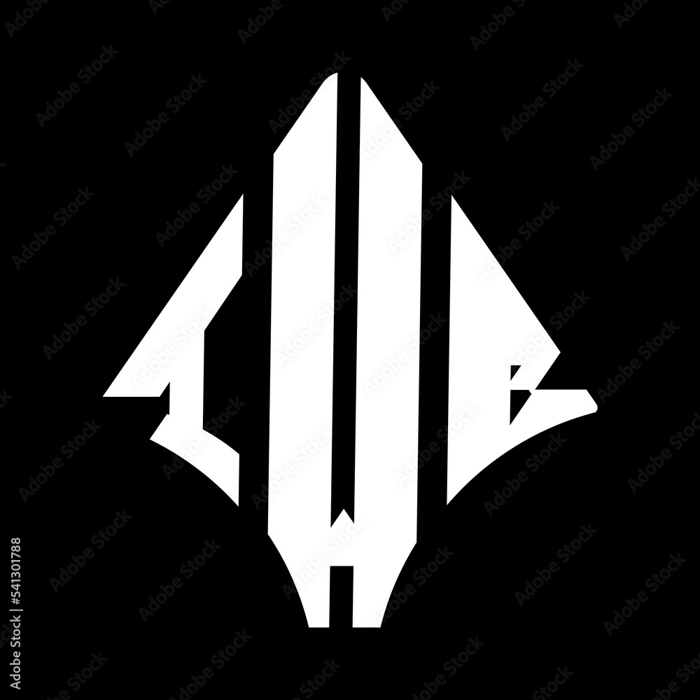 IWB logo. IWB logo letter logo design vector image. IWB letter logo ...