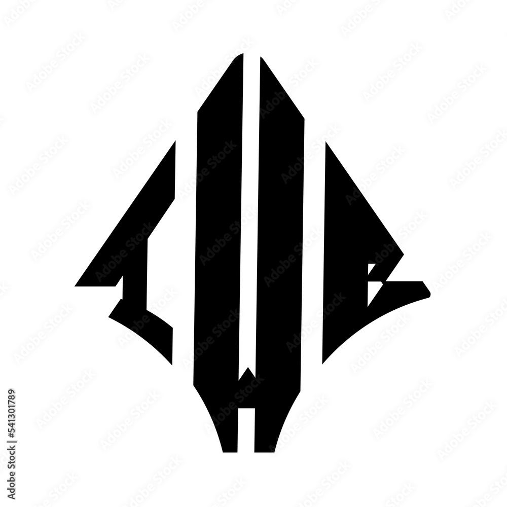 IWB logo. IWB logo letter logo design vector image. IWB letter logo ...