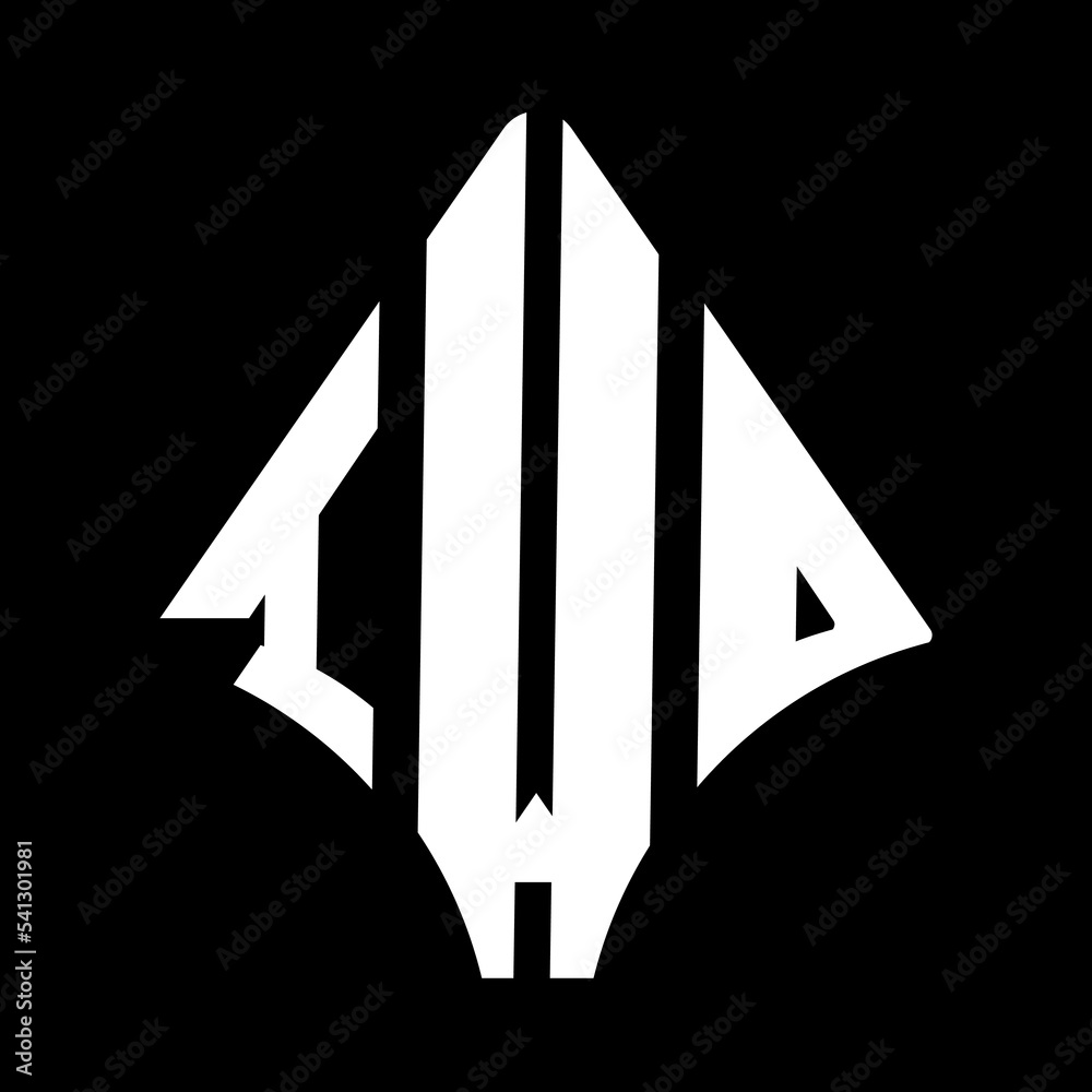 IWO logo. IWO logo letter logo design vector image. IWO letter logo ...