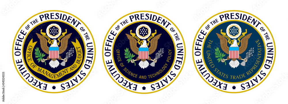 Vector seal of the Executive Office of the President United States ...