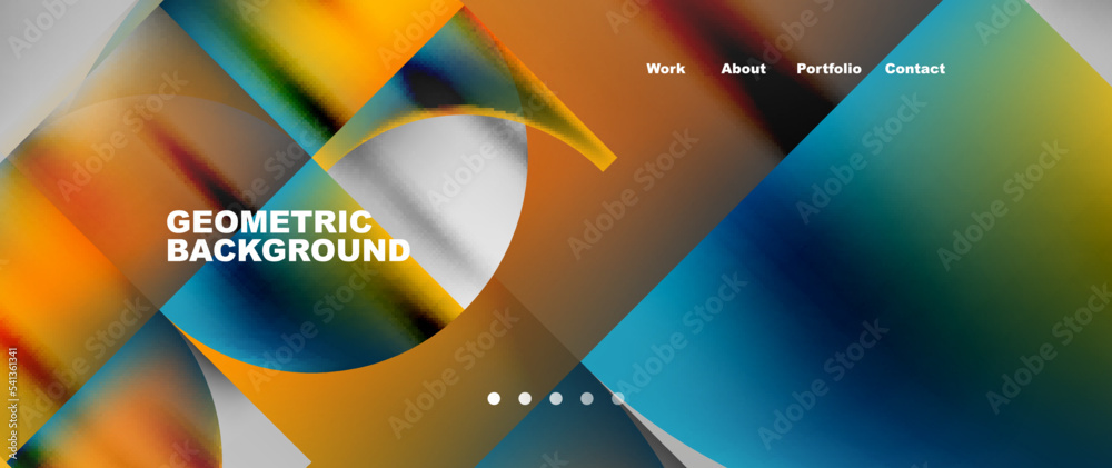 Circles and round elements abstract background design for wallpaper ...