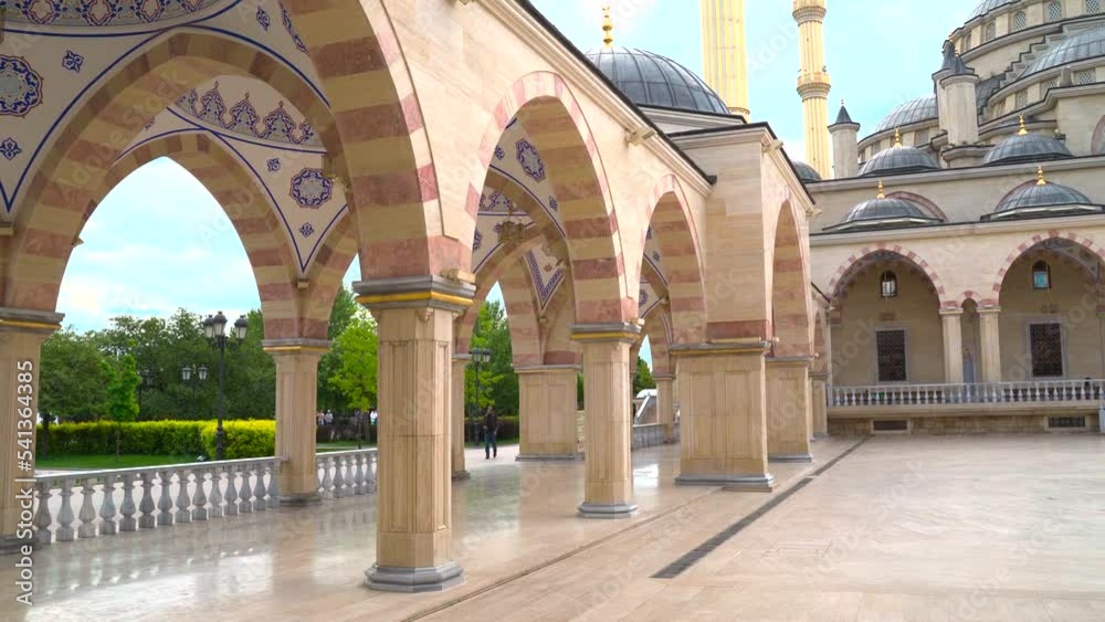 Akhmad Kadyrov Mosque also known as The Heart of Chechnya . Grozny ...